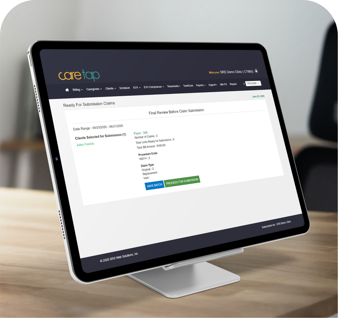 Billing Services | Caretap
